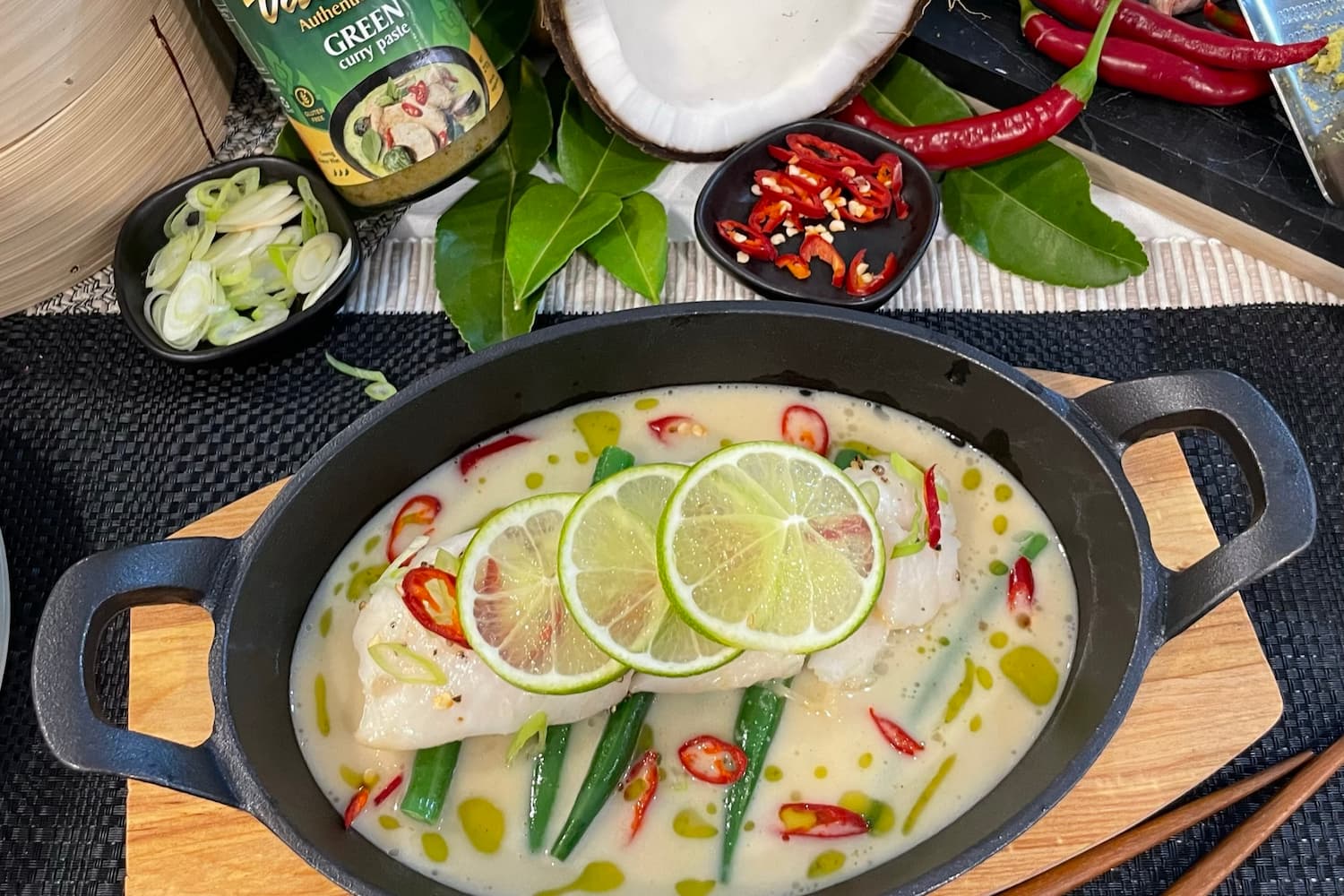 Lime And Coconut Curried Cod Asian Inspirations